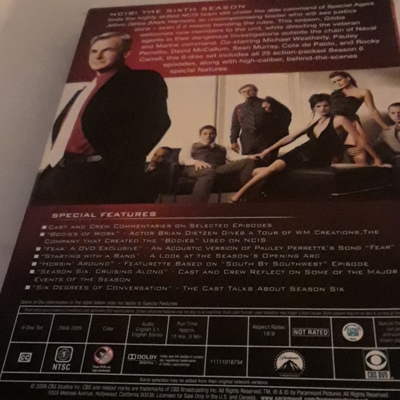 CBS DVD | Accents | Ncis 6 Dvd Set 6th Season | Poshmark